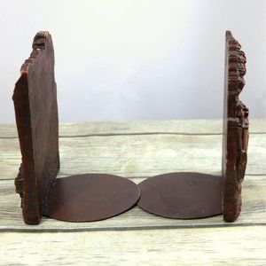 Unknown | Office | Western Horse Bookends Syroco Wood Rooster | Poshmark